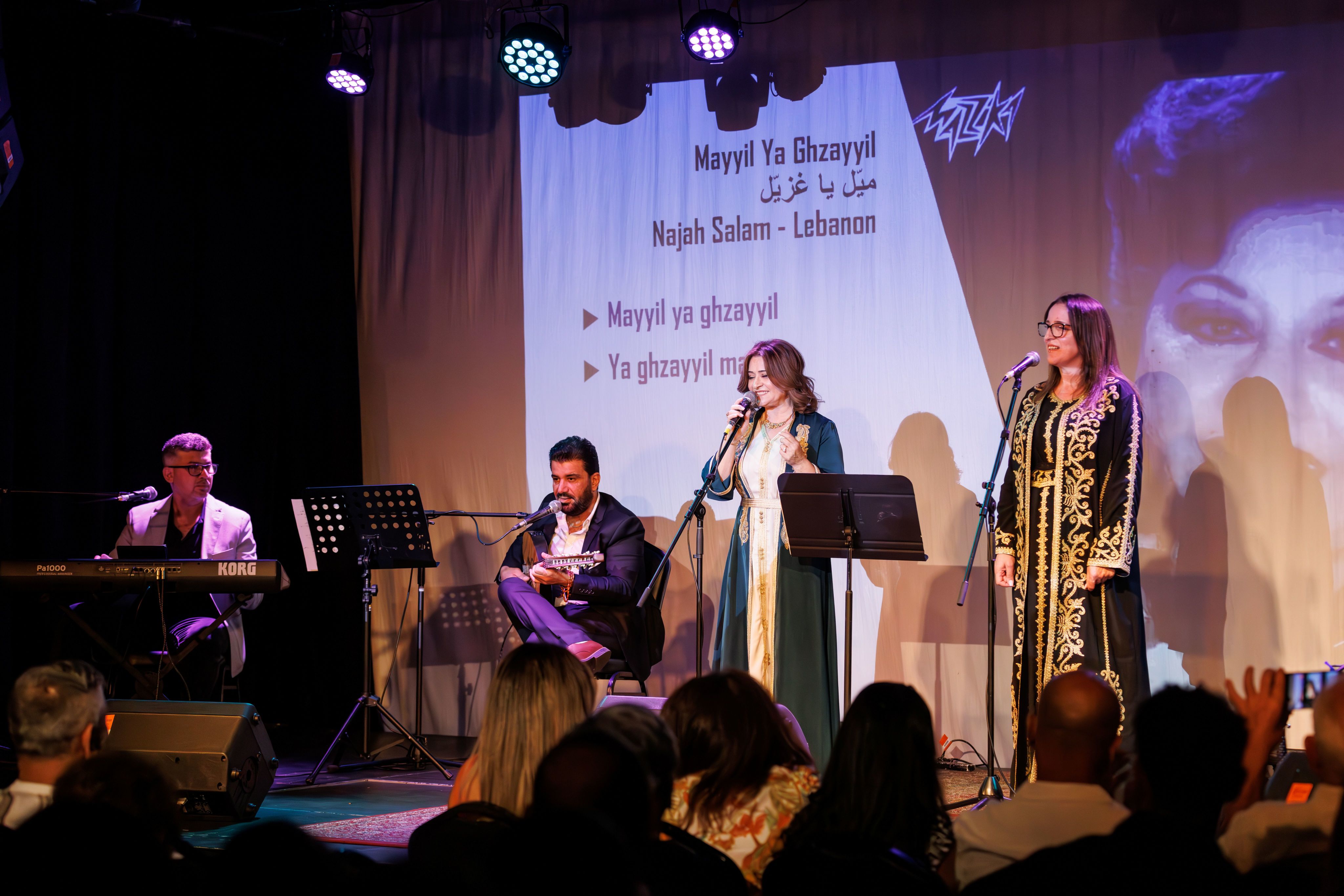 aghaani zamaan presented by alcasa for adelaide fringe festival 2024 l r rabih sameh nouha raniah d